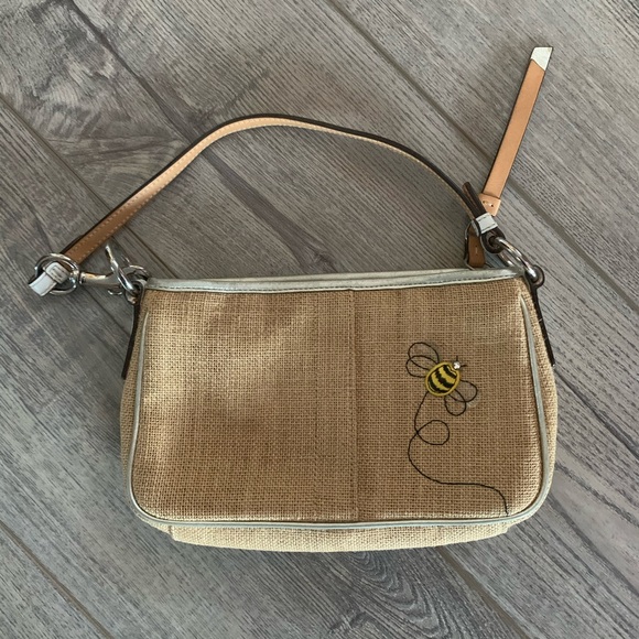 Coach | Bags | Coach Bumblebee Rafia Purse | Poshmark